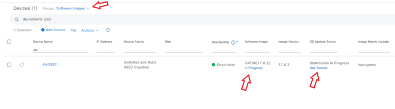 Cisco Dnac In Action Simple Tasks To Update An Image Sms